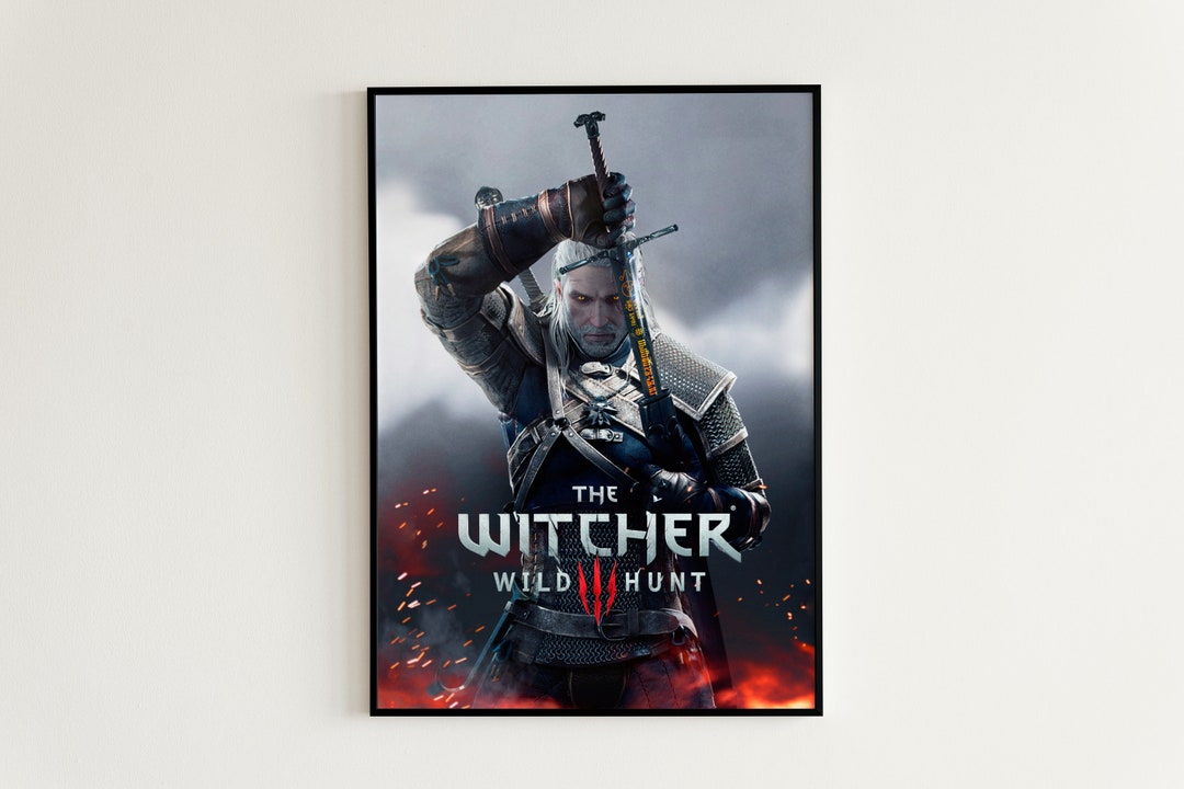The Witcher 3 Wild Hunt Poster, the Witcher, Geralt of Rivia, Gaming ...