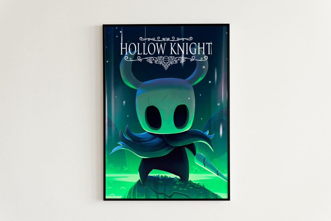 Hollow Knight Poster Print, Gift for Gamer, Gaming Wall Art, Gaming ...