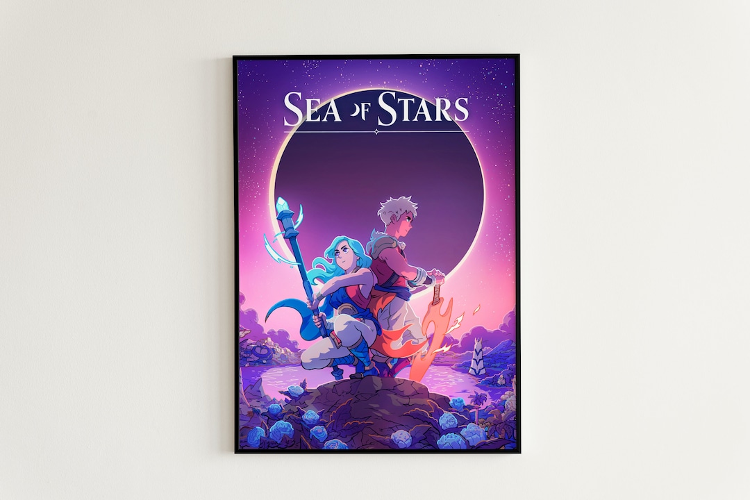 Sea of Stars Game Poster, Sea of Star, Gaming Poster, Gift for Gamer ...