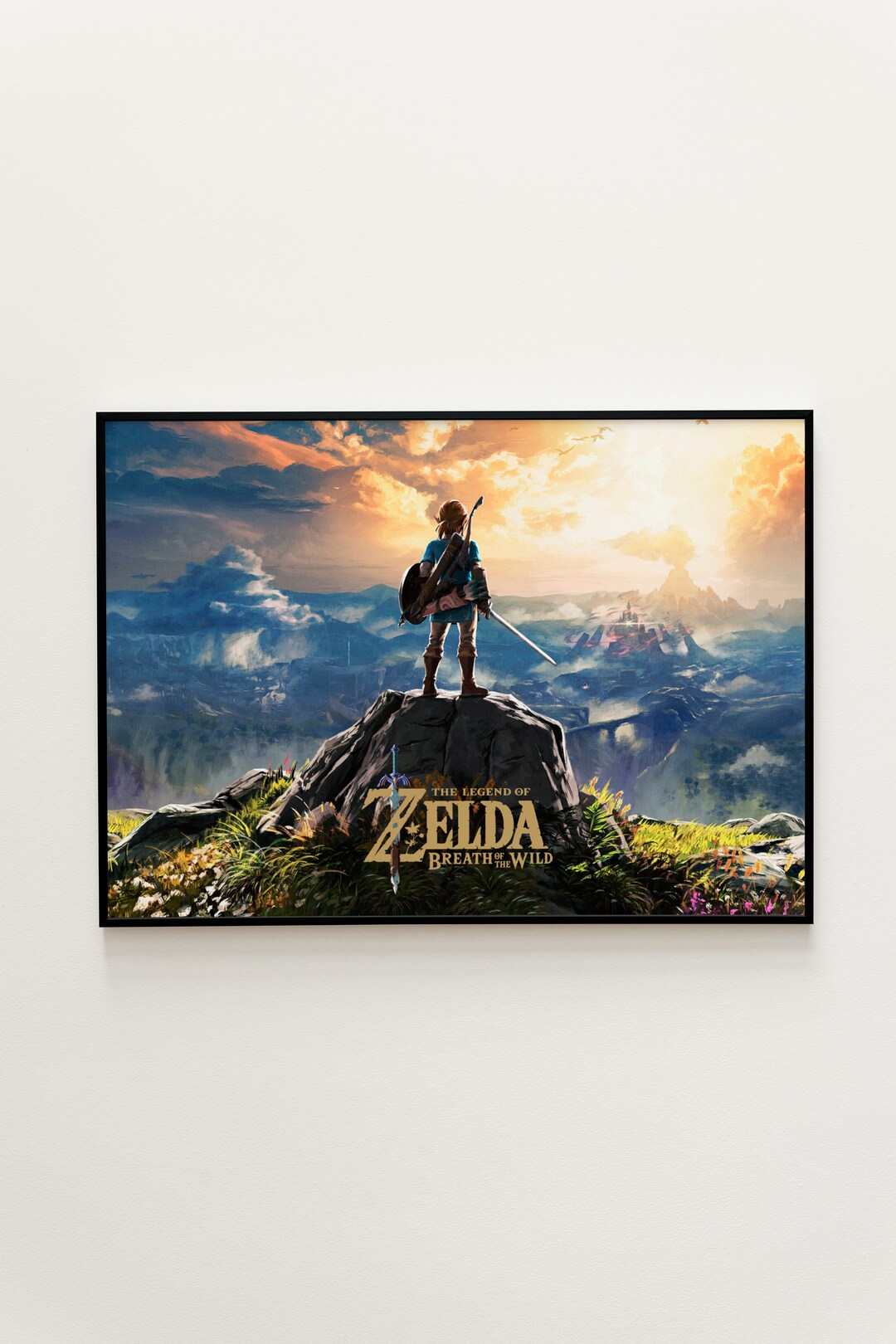 The Legend of Zelda Poster Link Poster Zelda Gaming Print - Etsy