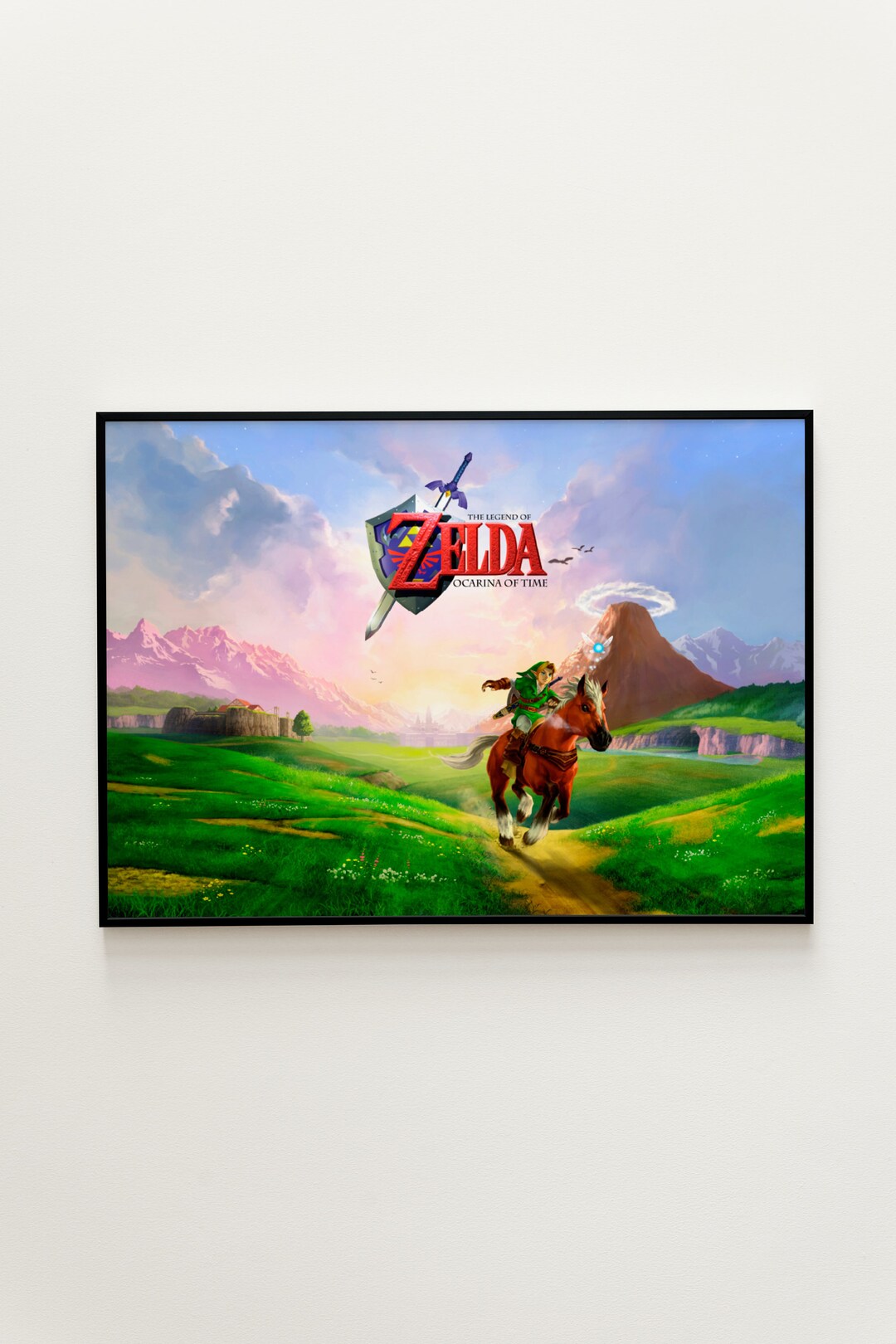 The Legend of Zelda Ocarina of Time Poster, Link Poster Zelda Gaming ...