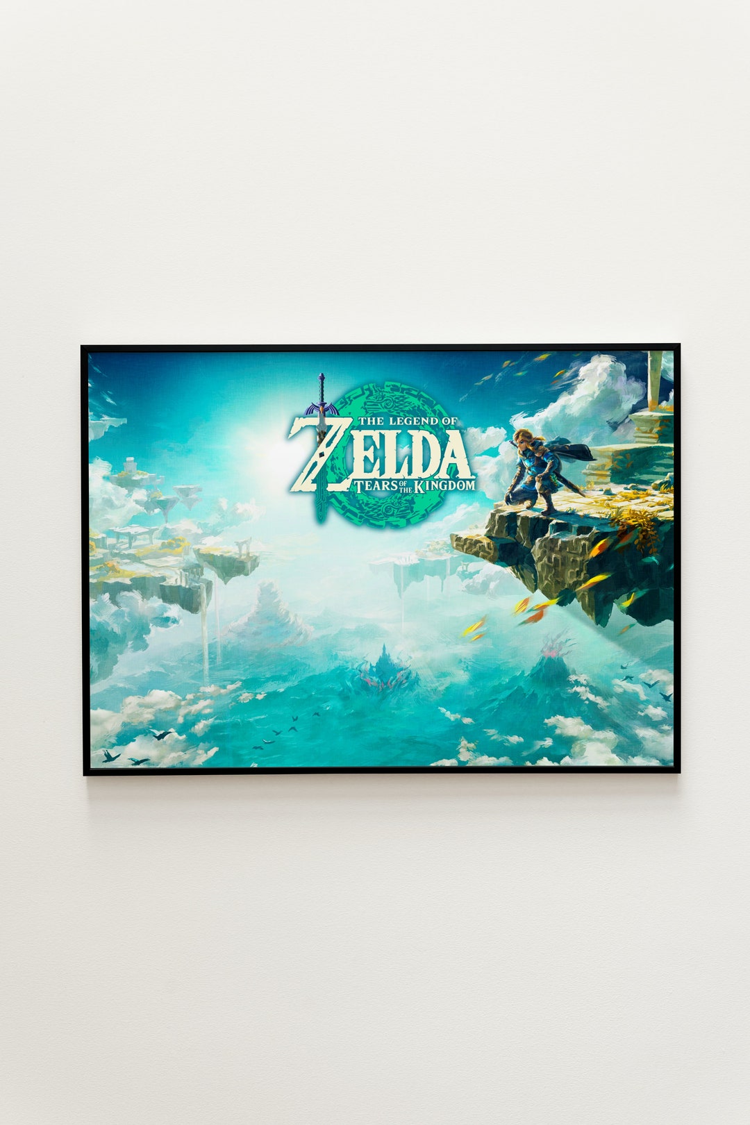 The Legend of Zelda Poster, Tears of the Kingdom, Link Poster, Gaming ...