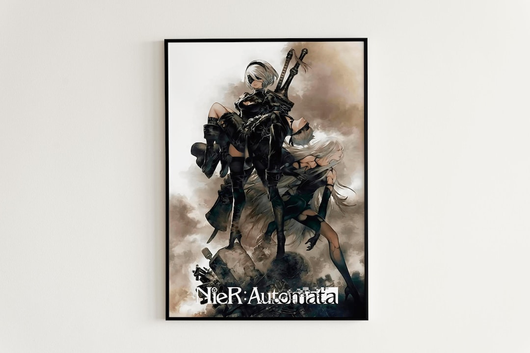 Nier: Automata Poster, Nier Automata Poster, Gaming Room Poster, Gaming ...