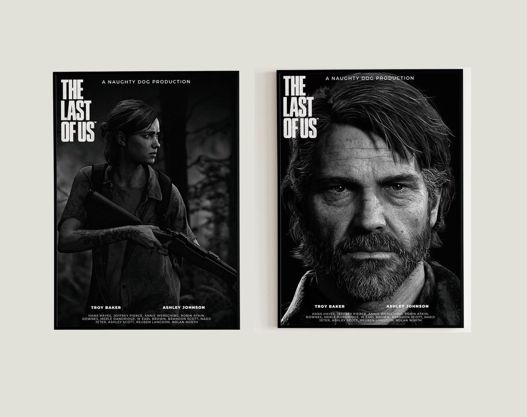 The Last Of Us Ellie And Joel Poster Bundle Last Of Us Poster Gaming Poster Gaming T Gaming