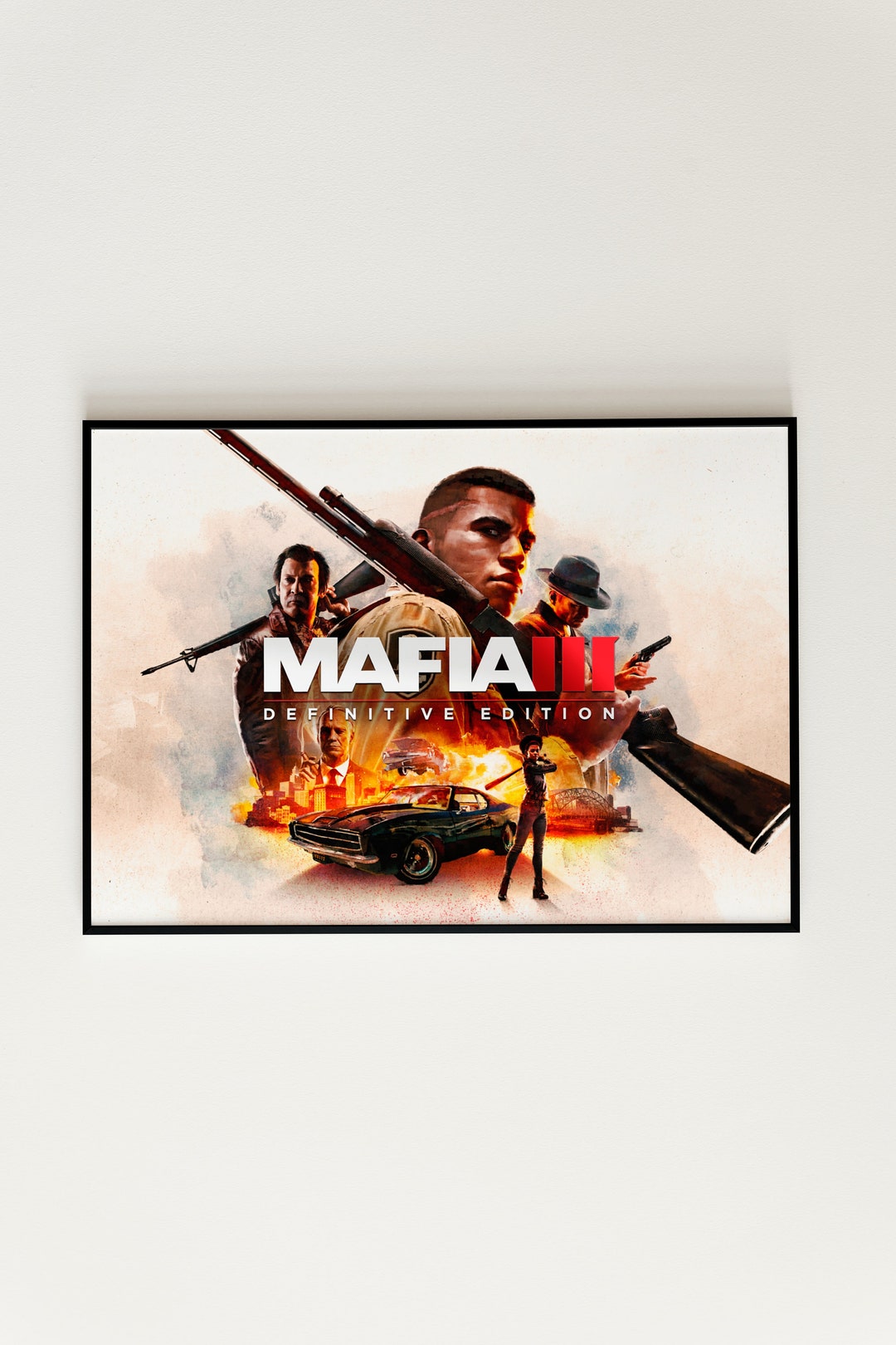 Mafia 3 Definitive Edition Poster, Mafia Game Poster, Mafia 2, Tommy ...