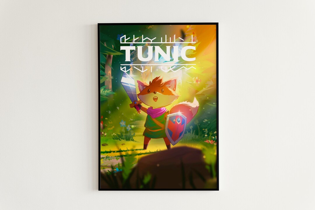 Tunic Game Poster, Gaming Poster Print, Gaming Gifts, Gaming Decor - Etsy