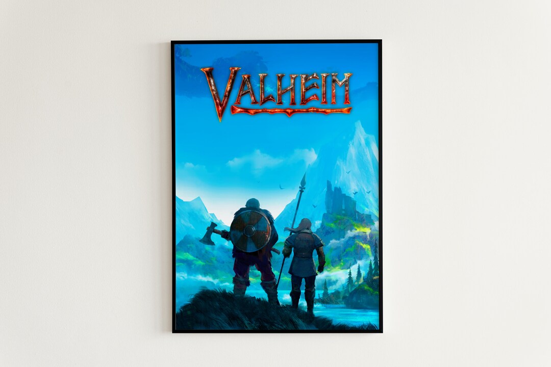 Valheim Game Poster, Viking Poster, Gaming Poster Print, Gaming Gifts ...