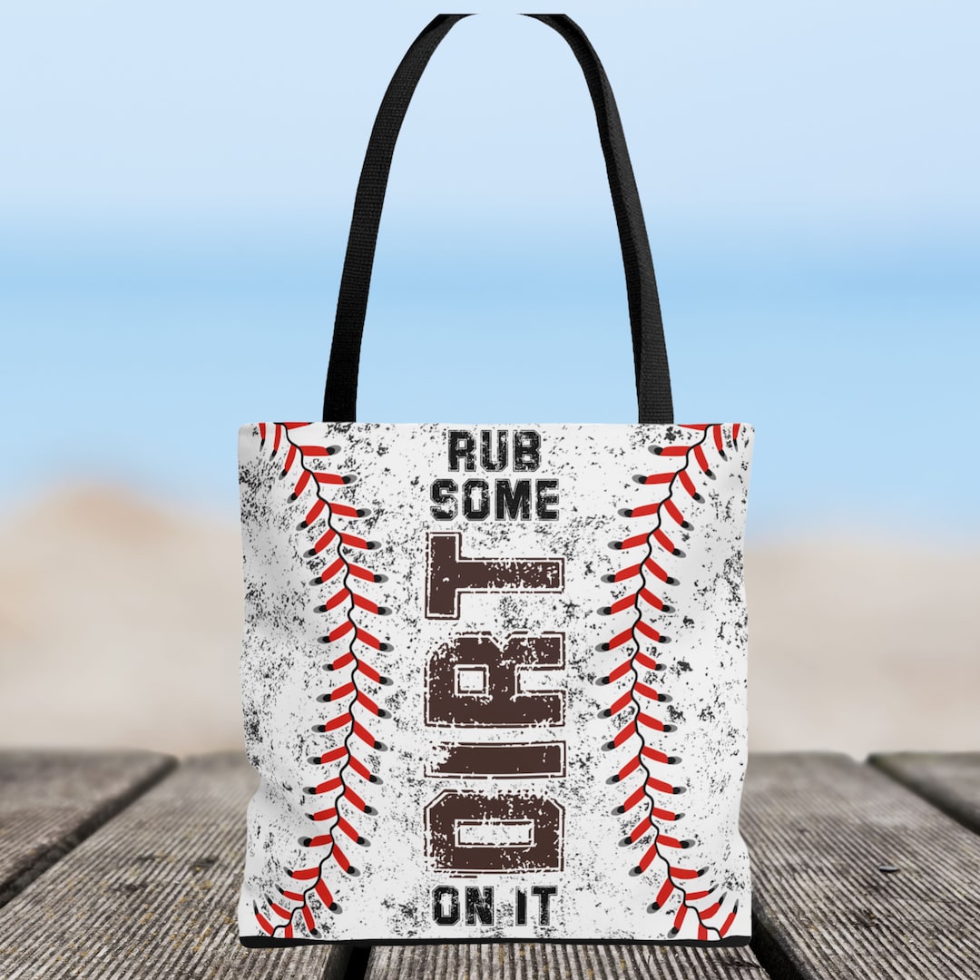 Rub Some Dirt on It Tote, Baseball Tote, Baseball Mama Tote, Sports ...