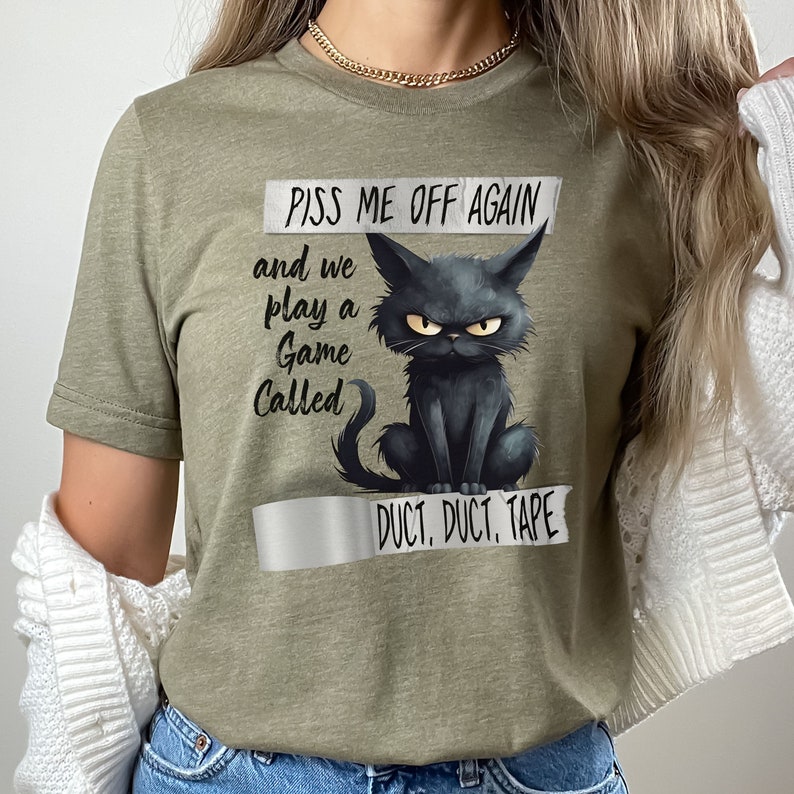 Cat Shirt, Funny Cat T-shirt, Sarcastic Shirt, Gift for Her, Gift for ...