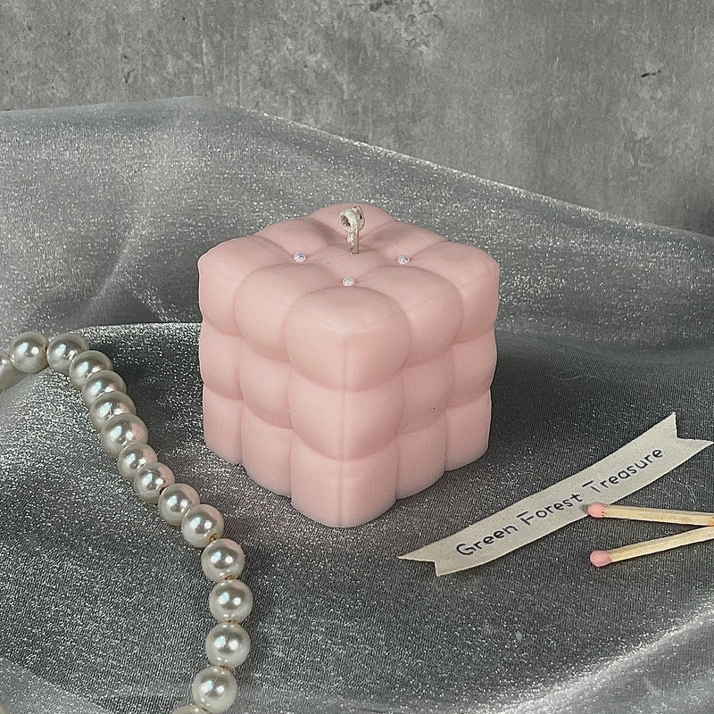 Rubik's Cube Candle - Etsy