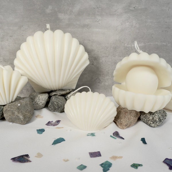 Seashell Candle - Etsy