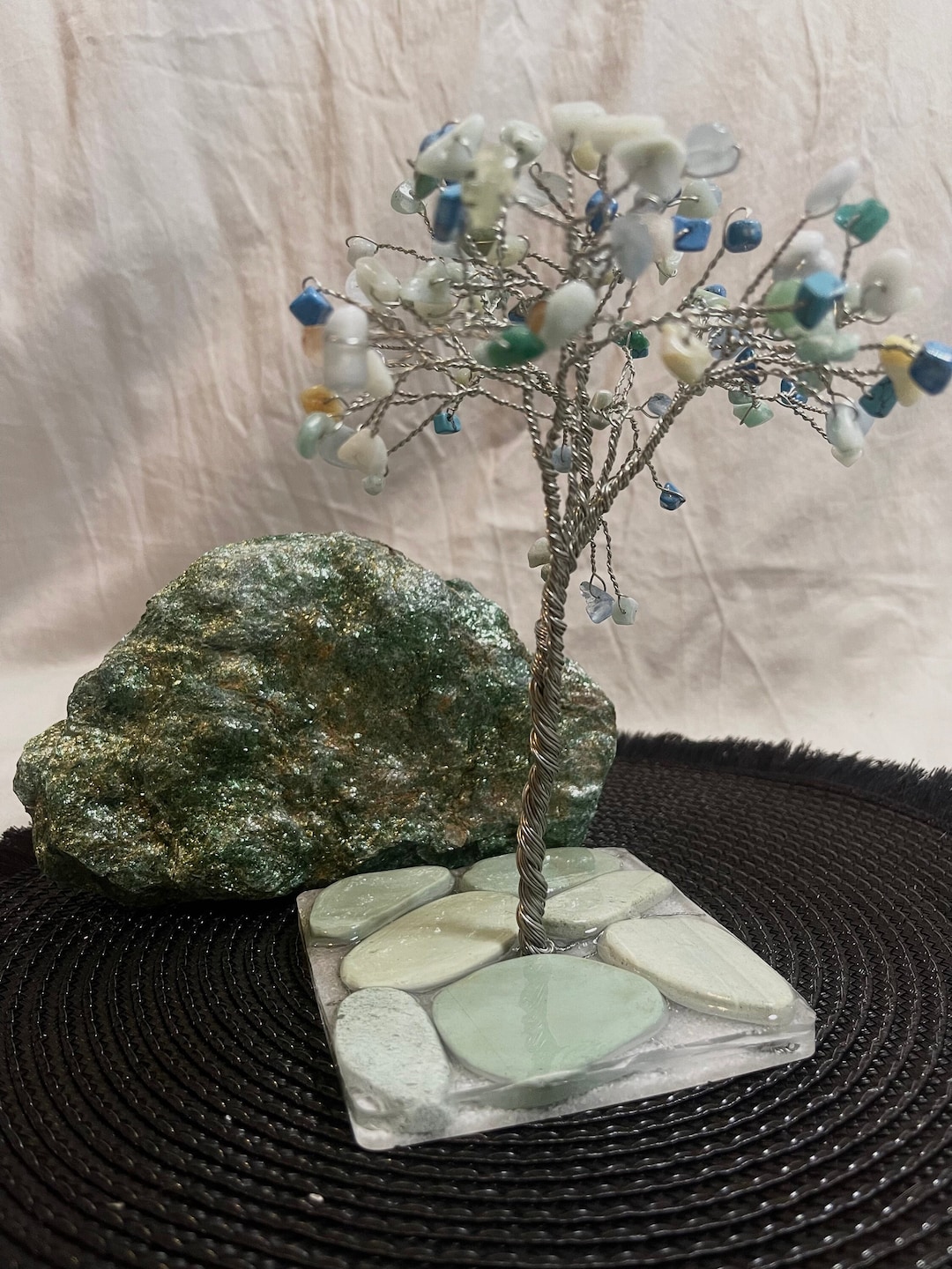 Wire Tree Sculpture Handmade Crystal Wire Tree - Etsy