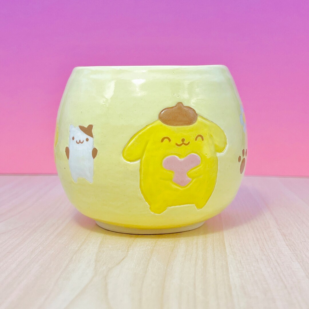 Handmade Ceramic Purin Pudding Dog 12oz Mug - Etsy