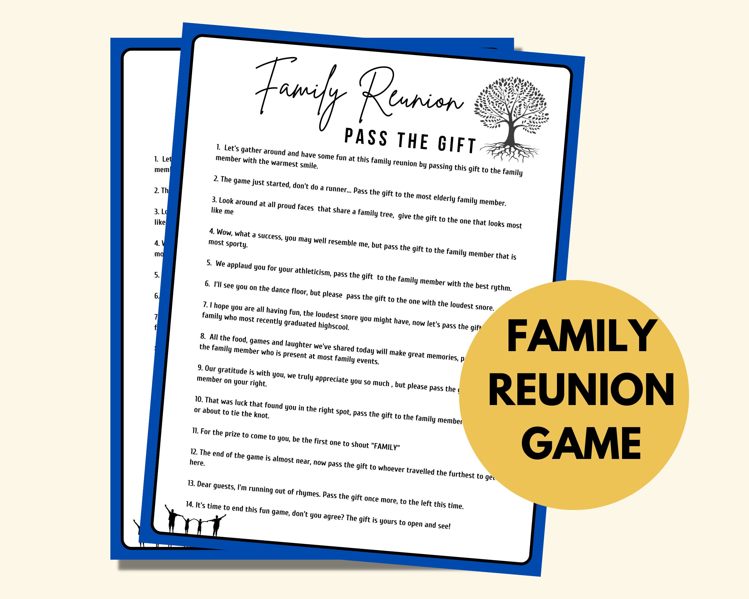 Pass the Gift Family Reunion Group Icebreaker Game, Pass the Gift ...
