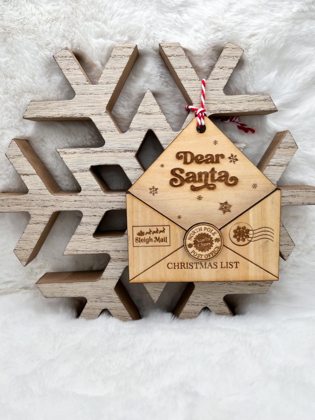 Letter to Santa Ornament - Letter Holder - Etsy