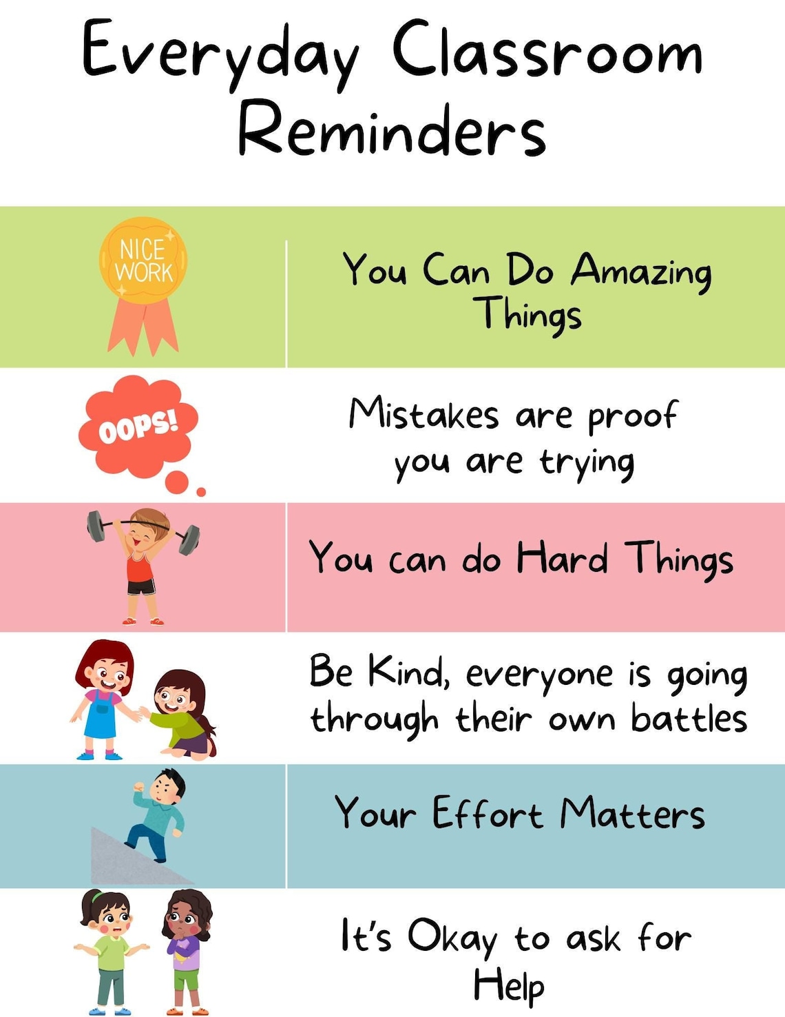 Motivational Quotes for Classrooms Elementary School Inspirational ...