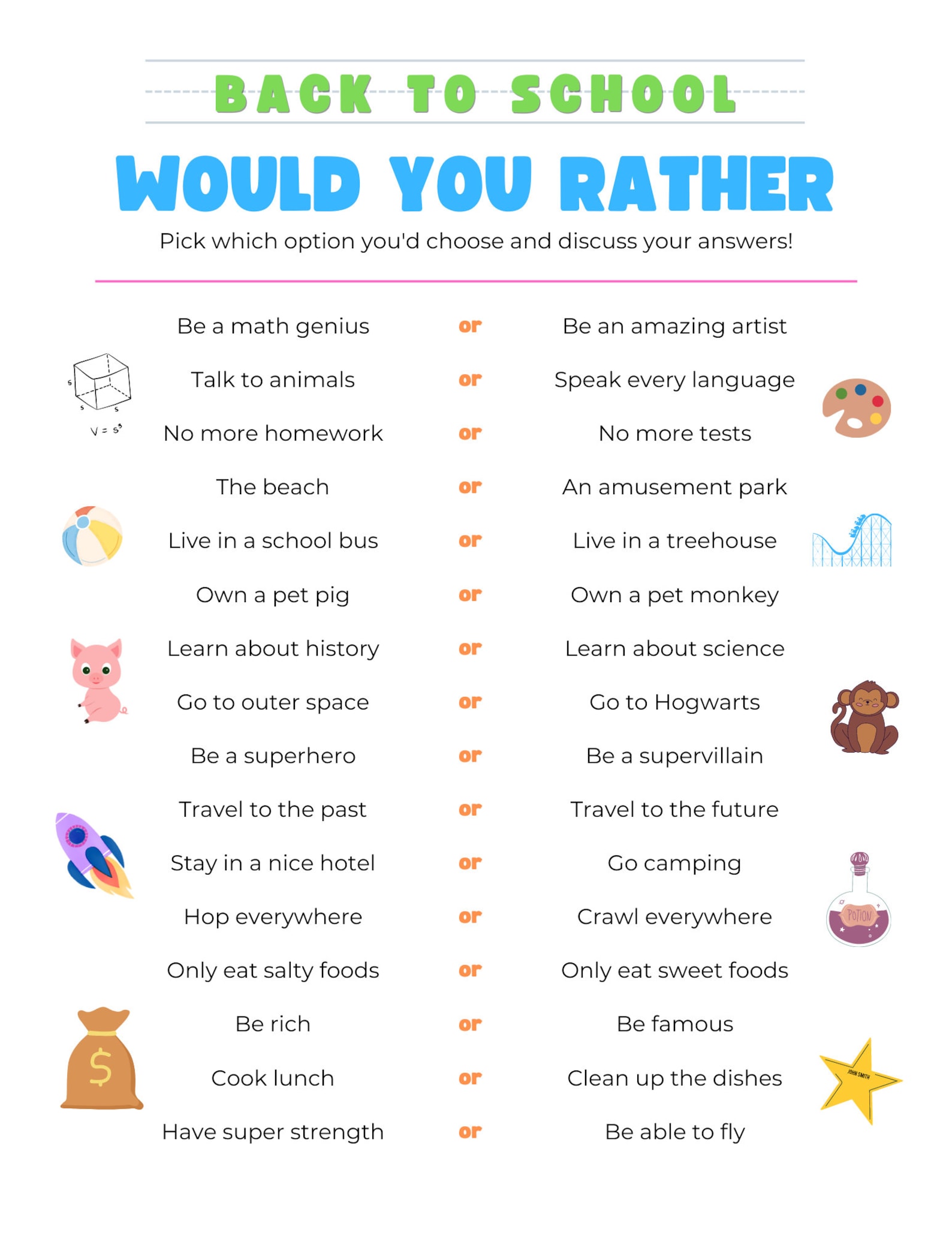 Back to School 15 Games in a Bundle, Elementary School Games, INSTANT ...