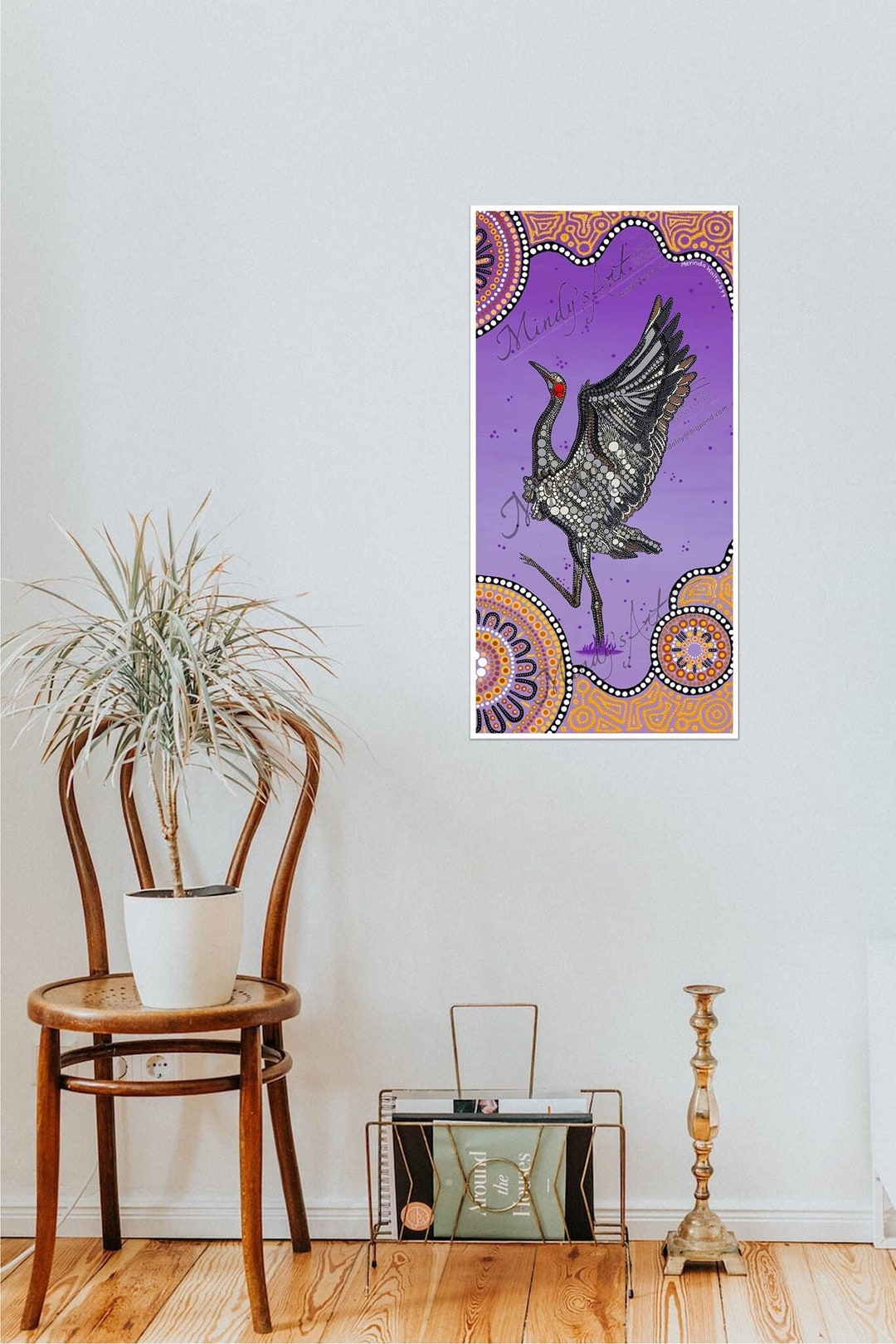 Brolga Print - Etsy