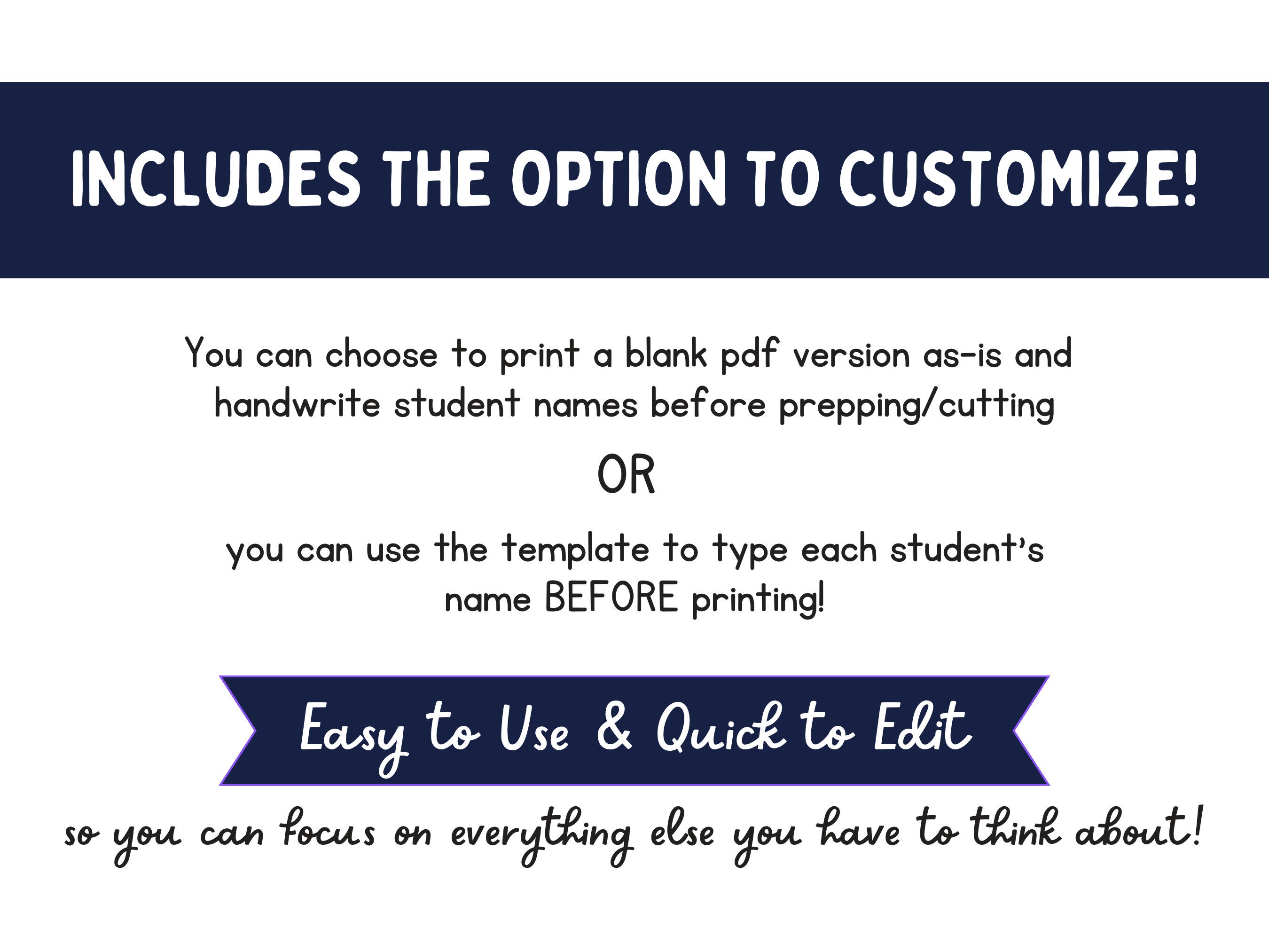 Outer Space Themed Desk Name Tags for Primary Students - Editable ...