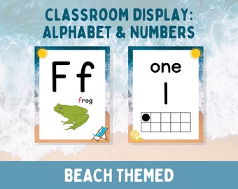 Llama Themed Alphabet and Number Posters for Primary Classrooms - 3 ...