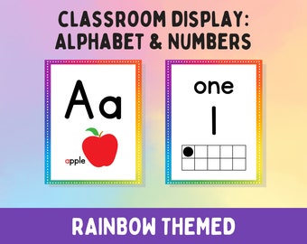 Llama Themed Alphabet and Number Posters for Primary Classrooms - 3 ...