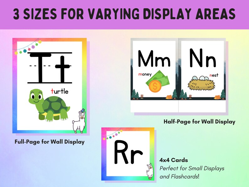 Llama Themed Alphabet and Number Posters for Primary Classrooms - 3 ...