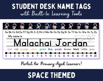 Ocean Themed Desk Name Tags for Primary Students - Editable Version ...
