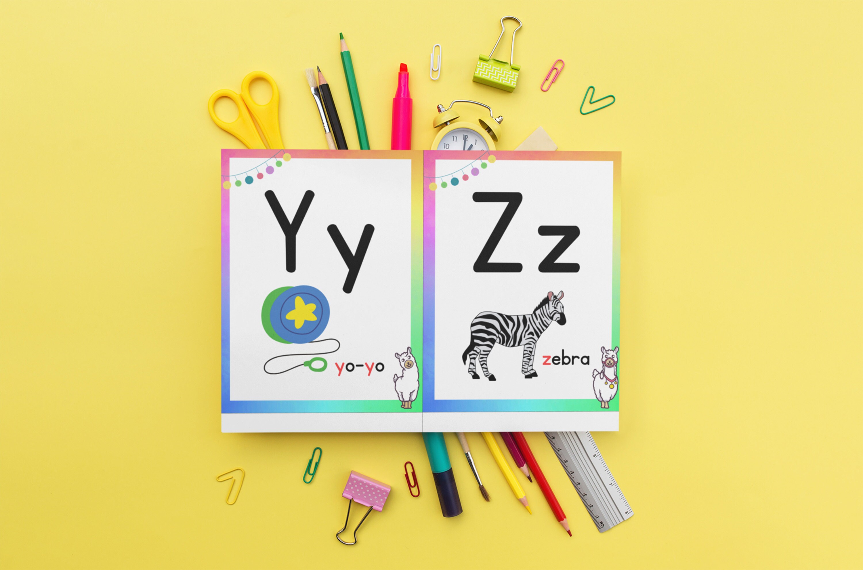 Llama Themed Alphabet and Number Posters for Primary Classrooms - 3 ...