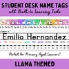 Outer Space Themed Desk Name Tags for Primary Students - Editable ...