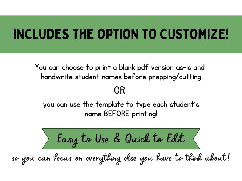 Camping Themed Desk Name Tags for Primary Students - Editable Version ...