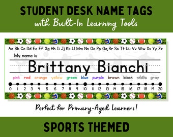Outer Space Themed Desk Name Tags for Primary Students - Editable ...