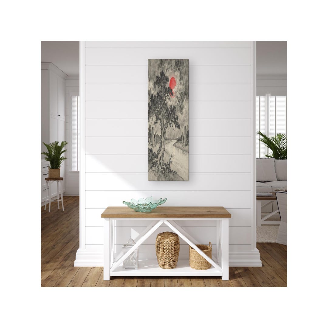 Old Tree Tall Narrow Canvas Print - Etsy