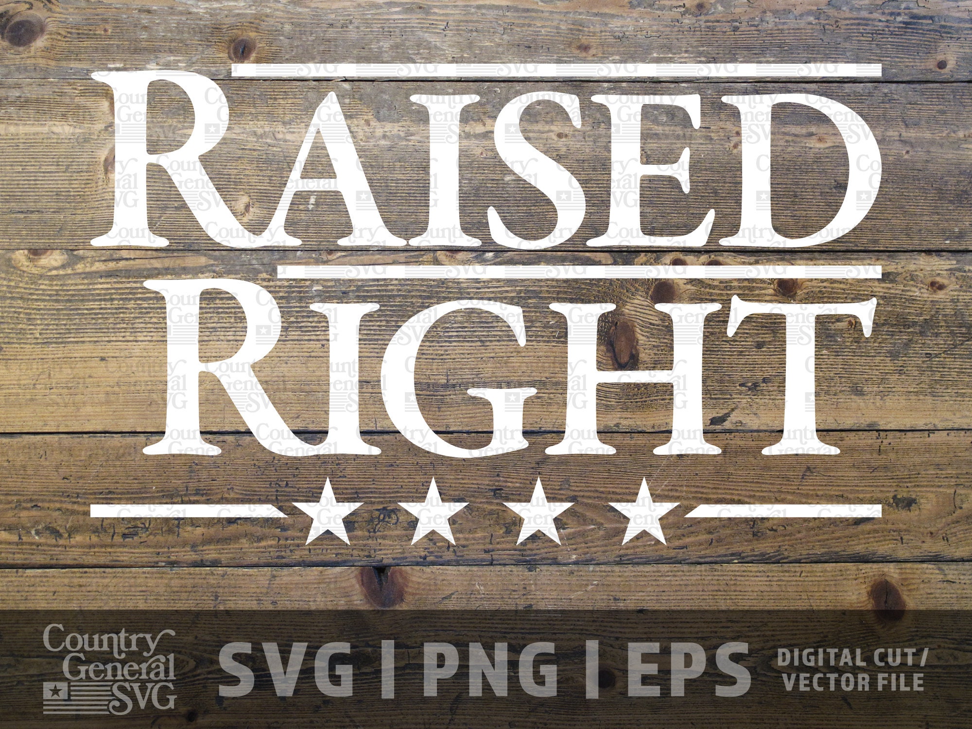 Raised Right SVG | PNG | Eps, Conservative Svg, Republican Graphic ...