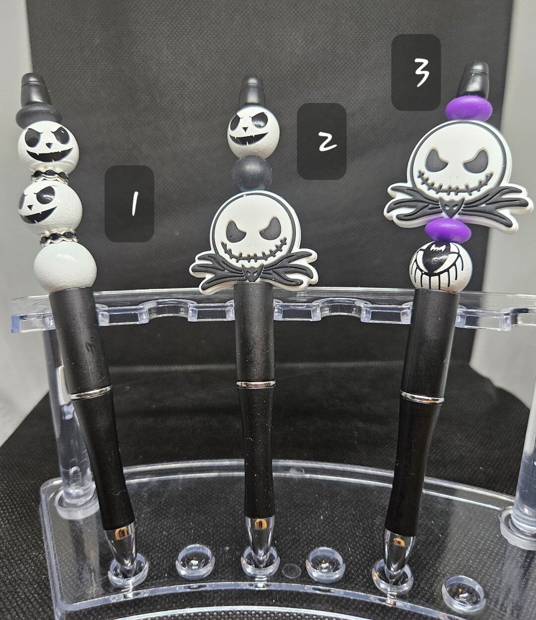 Skeleton Style Pens, Black and Blue Ink Pens, Special Office Supply ...