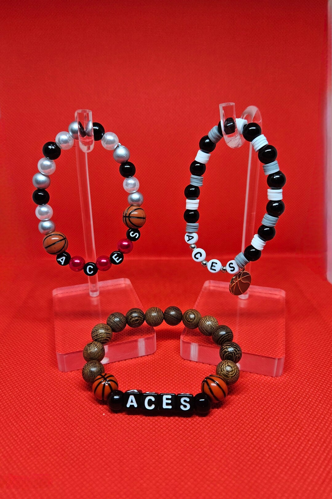 Pro Women Aces Themed Basketball Bracelet, Unisex Bracelet - Etsy