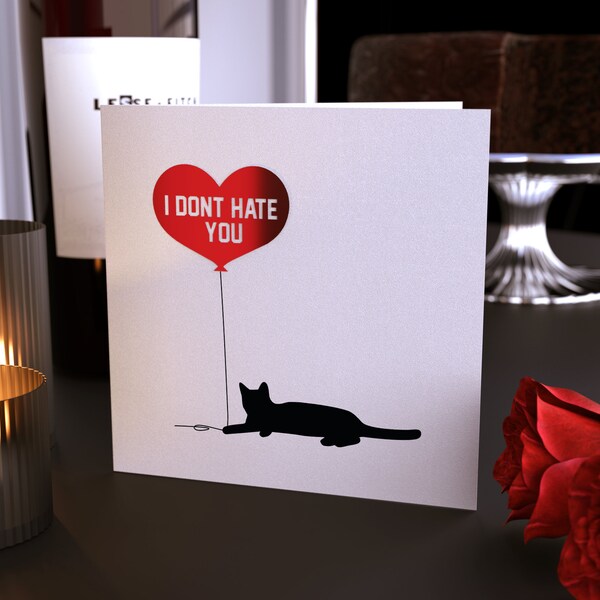 I Hate You Card - Etsy