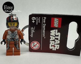 Lego Star Wars MINIFIGURE Poe Dameron pilot Jumpsuit, Helmet - Etsy
