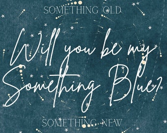 Something Blue Crew Wedding Party Proposal - Etsy