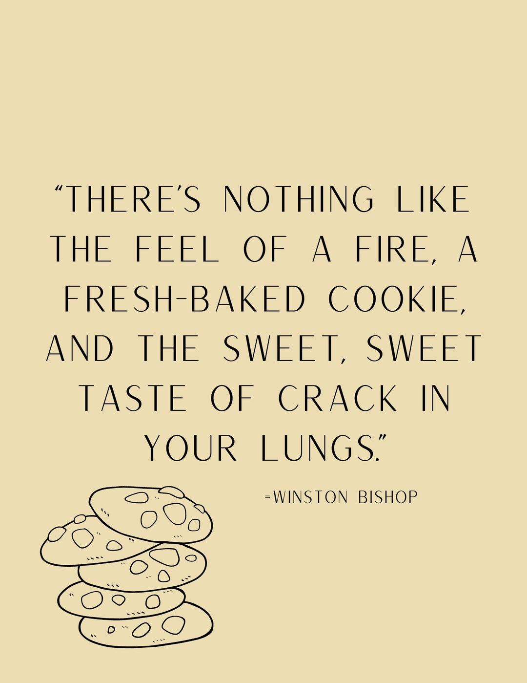 Winston Bishop New Girl Quote Print Download - Etsy