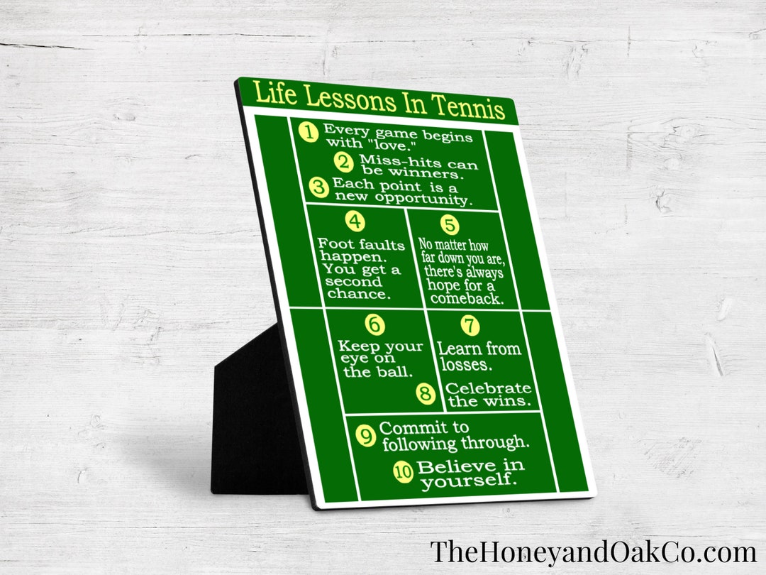 Tennis Life Lessons Tennis Decor Tennis Gift Stocking - Etsy