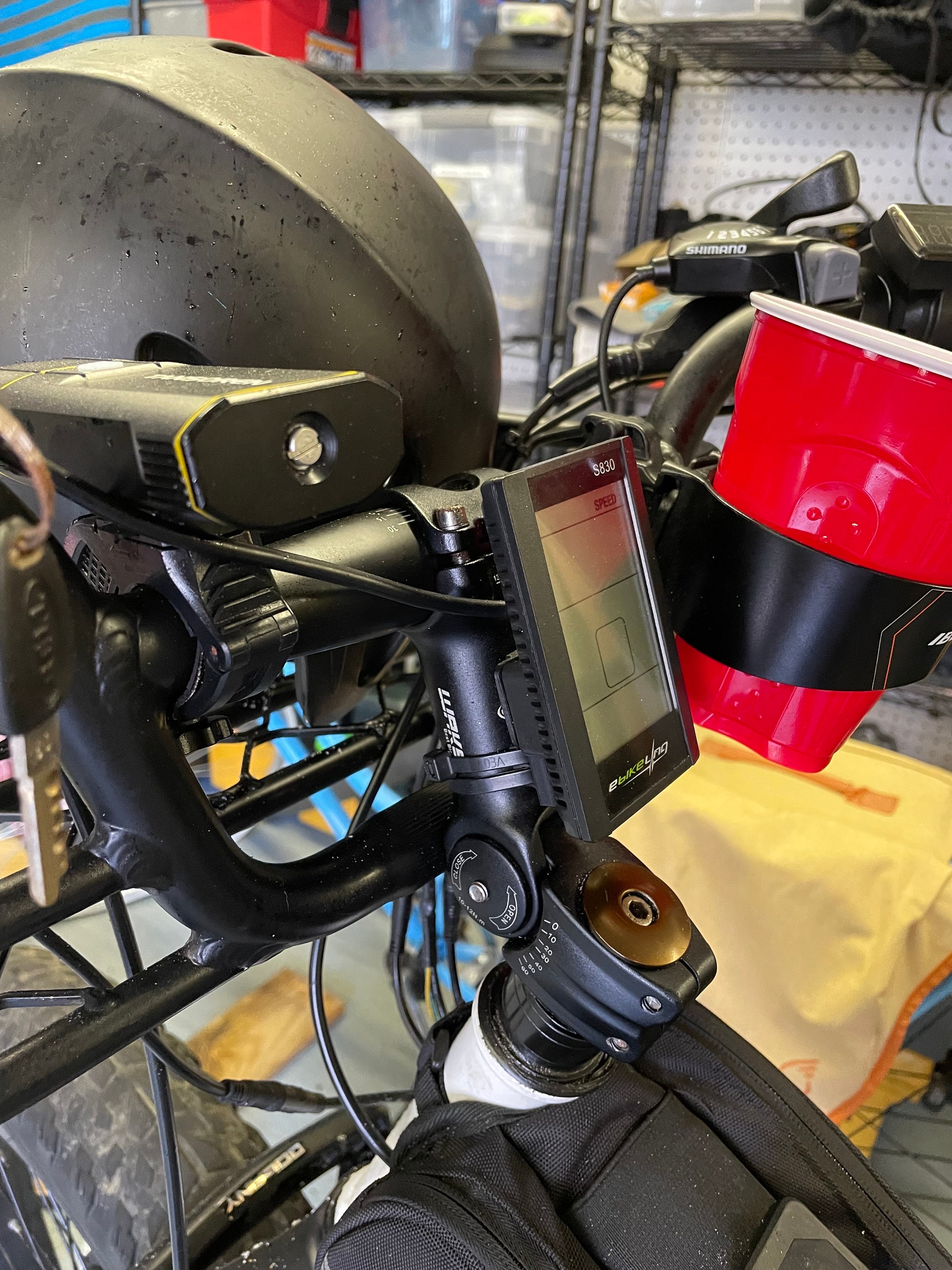 Stem Mount for S830 Ebike Display| Ebikeling, LCD Display Bracket for ...