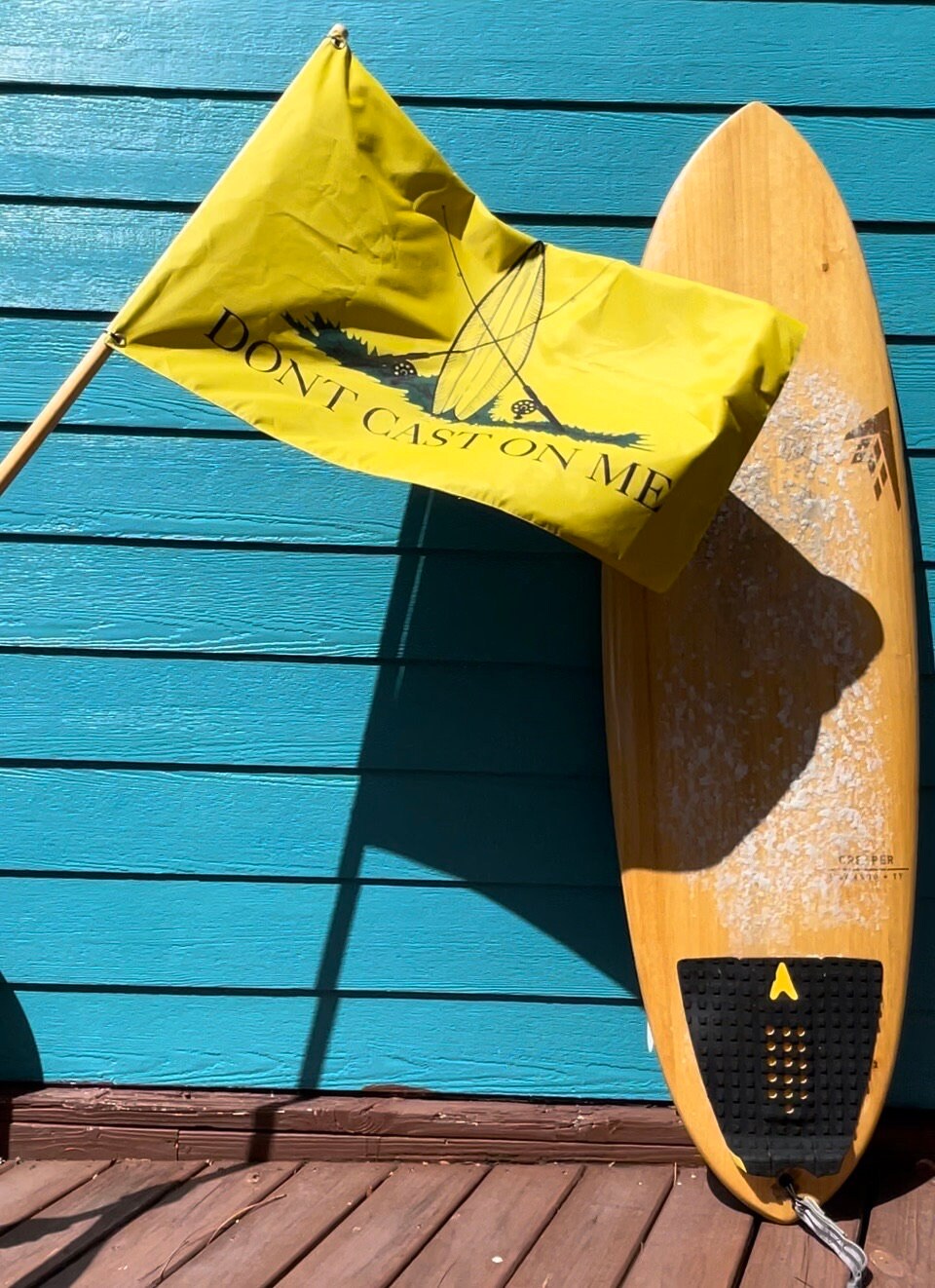 Dont Cast on Me - Outdoor Surf Flag - Etsy