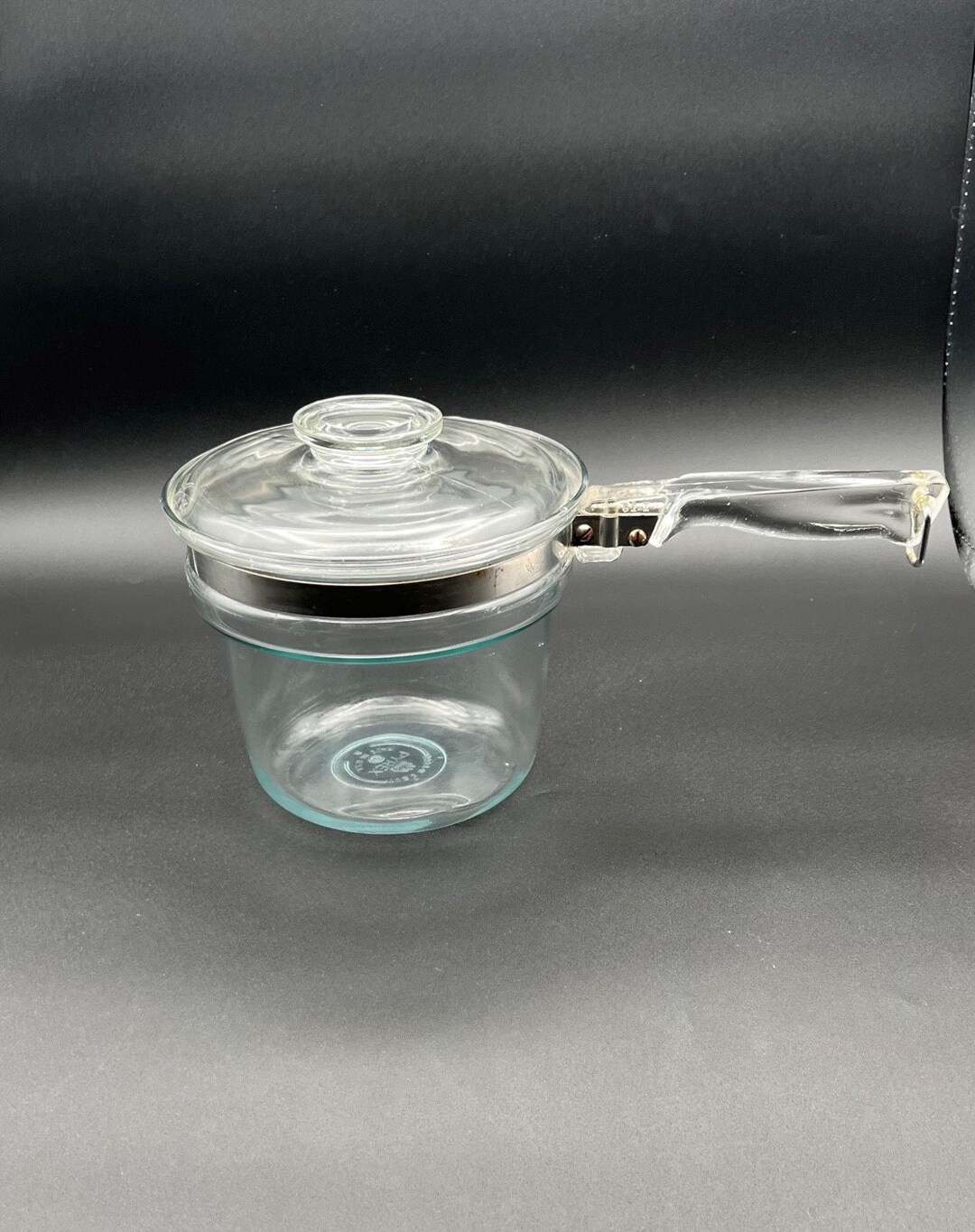 Vintage PYREX Clear Glass Flameware Glass Double Boiler Pot - Etsy