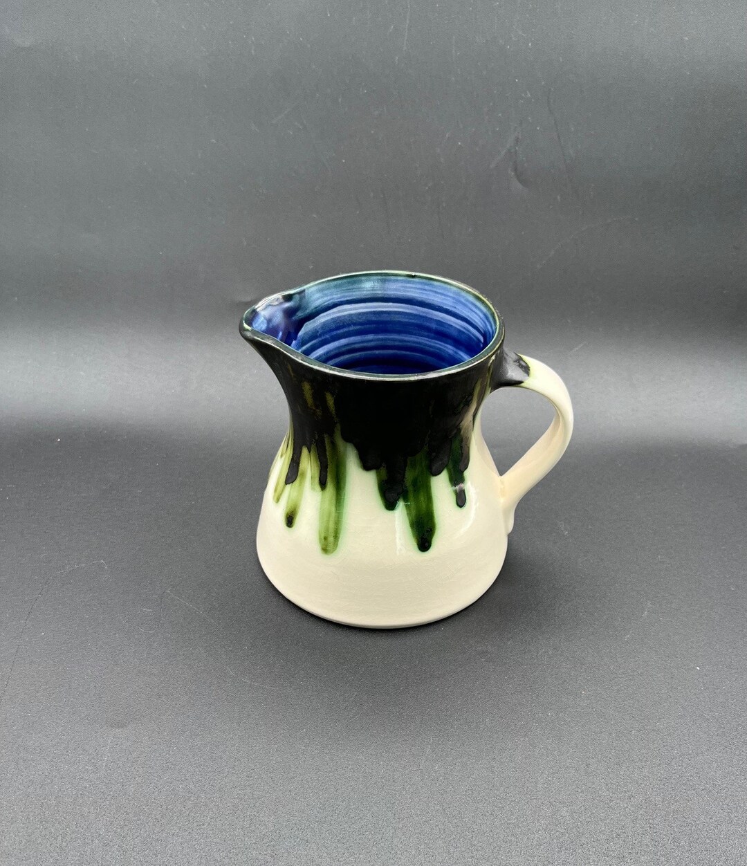 Hand Made Great Britain Beddgelert Wales Studio Art Pottery Pitcher Jug ...