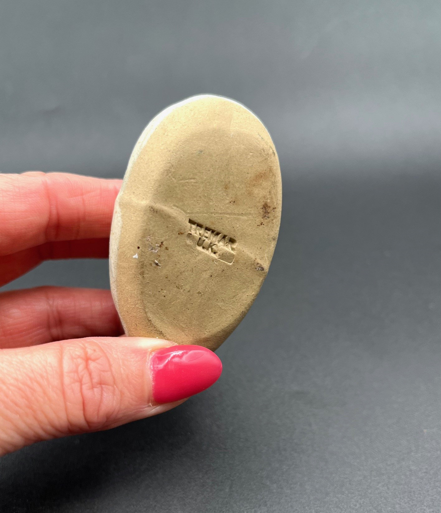 UK Tremar Pottery Stoneware Hand Made Sheep Ewe Farm Animal Figurine ...