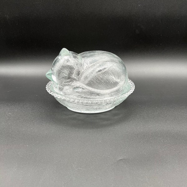 Indiana Glass Cat - Etsy