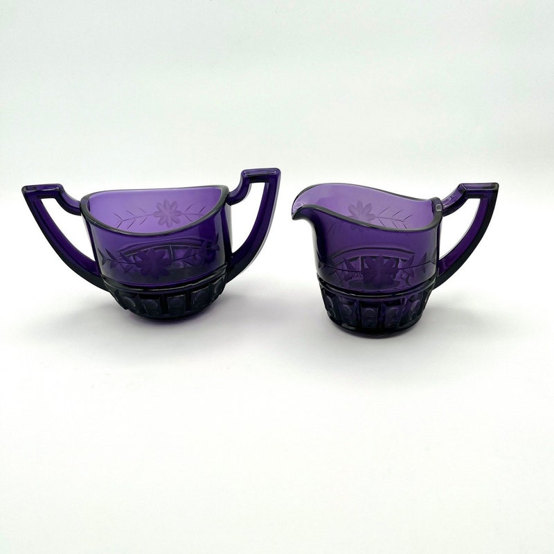 Vintage Purple Glass - Etsy