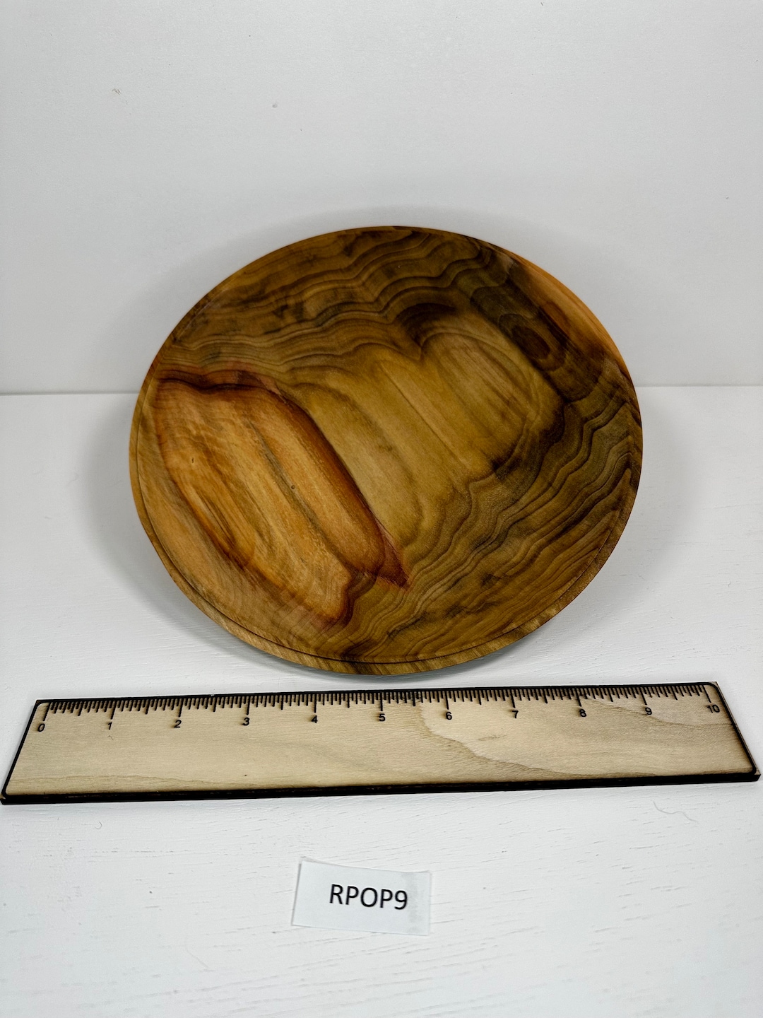 Shallow Rainbow Poplar Bowl/serving Dish - Etsy