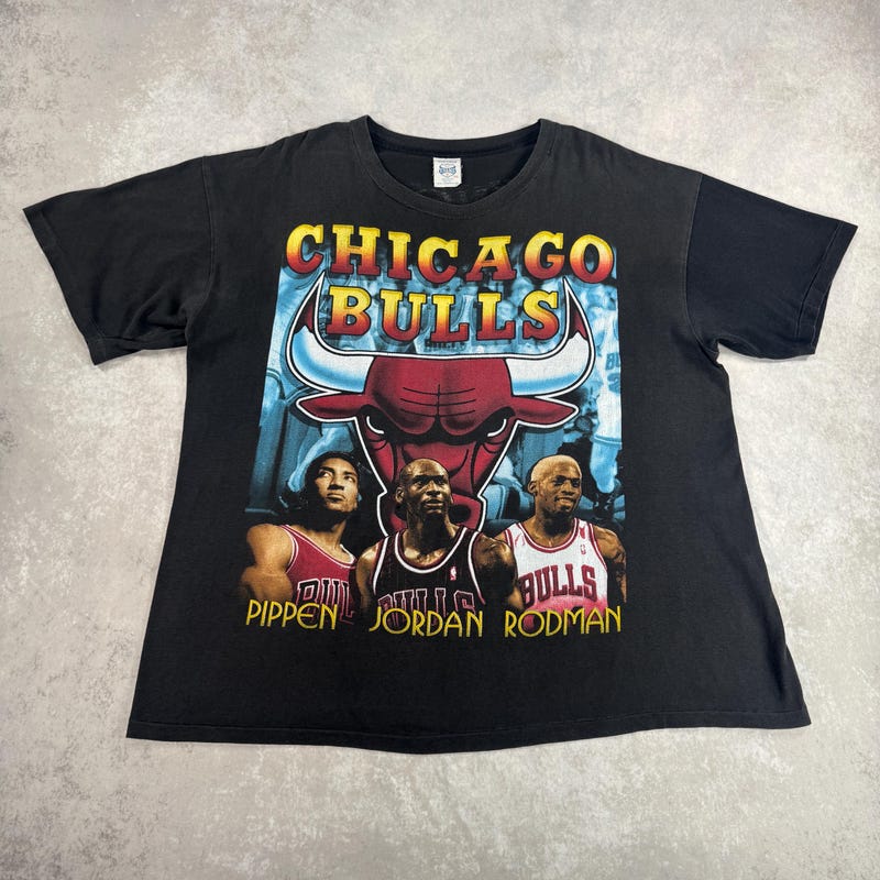 Vintage Bulls Rap Tee - Etsy