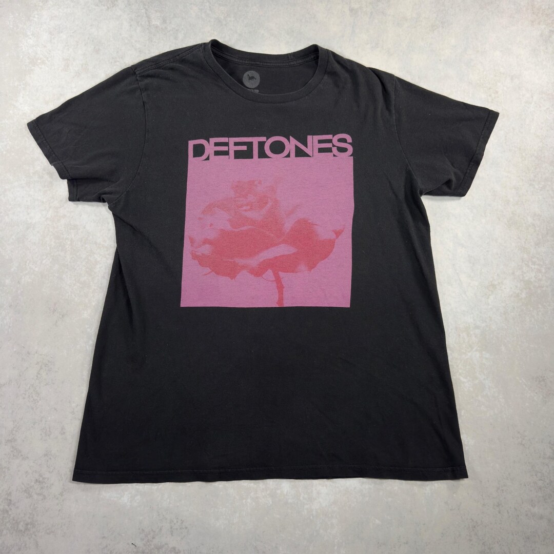 Retro Deftones Rose T-shirt Black Sz XL - Etsy